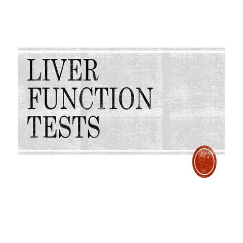 Liver Function Tests and Jaundice with types.ppt
