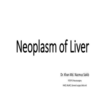 Neoplasm of Liver.pptx