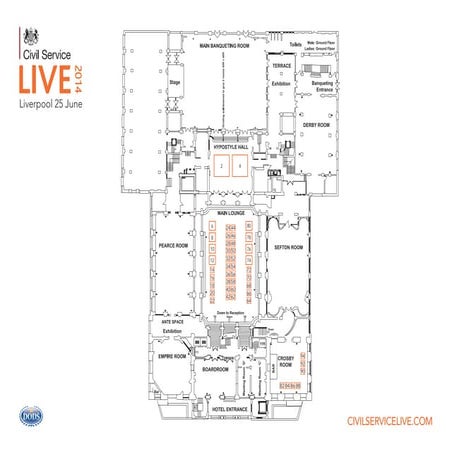 Civil Service Live: Liverpool floor plan | PDF
