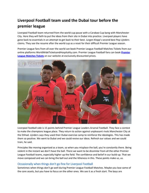 Liverpool football club | PPT