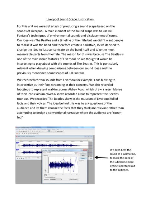 Soundscape justification | DOCX