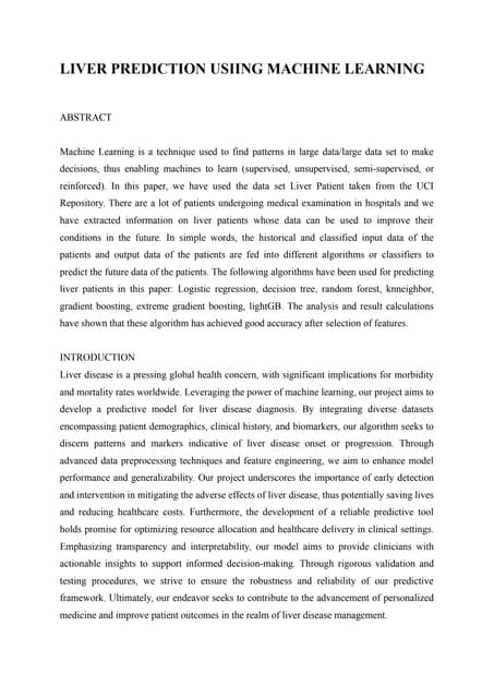 Diabetes prediction using machine learning | PPT | Diabetes | Diseases ...