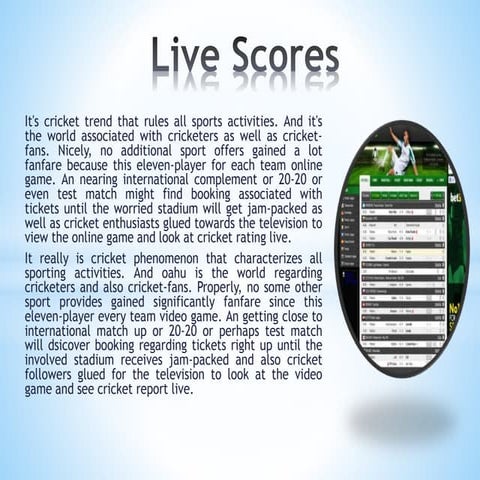 Live scores | PPTX