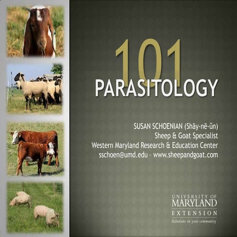 Livestock Parasitology 101 | PPTX