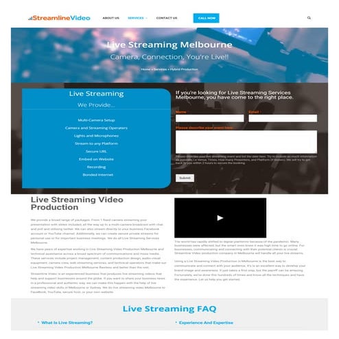 Live Streaming Melbourne | PDF