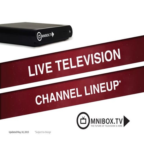 Live TV Line-Up | PDF