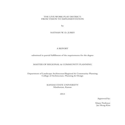 Live work play | PDF