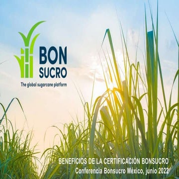 Bonsucro Global Week - DCM Shriram Certification Story from India