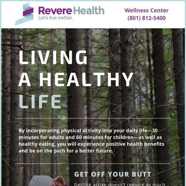 Living A Healthy Life | PDF