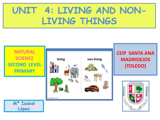 Living and Non-Living Things Science for Grade 2 | PPTX