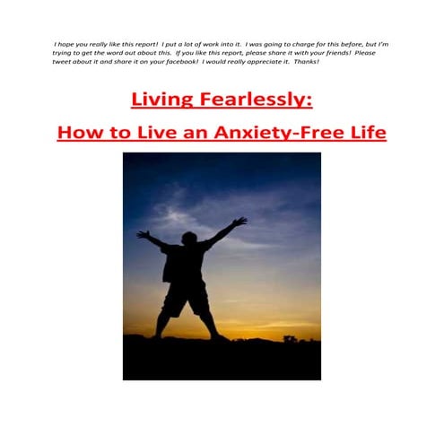 Living fearlessly e book | PDF