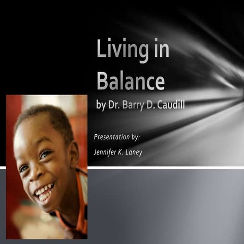 Living in balance | PPTX