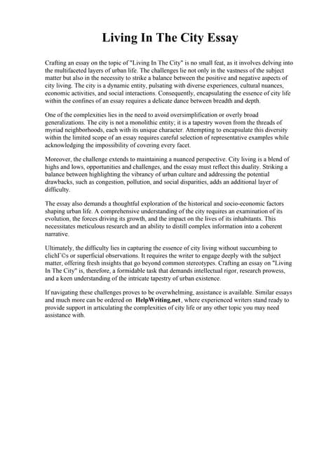 City Life Vs Country Life Essay.pdf