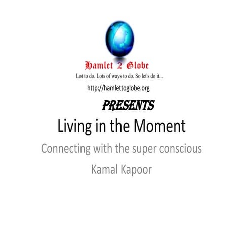 Living in the moment | PPT