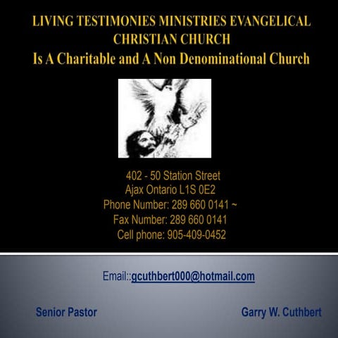 Living testimonies ministries evangelical christian church seasonal ...