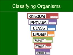 Classification of Living Things | PPT