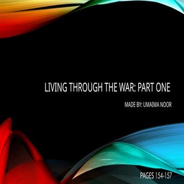 WW2 LIVING THROUGH THE WAR PART ONE.pptx