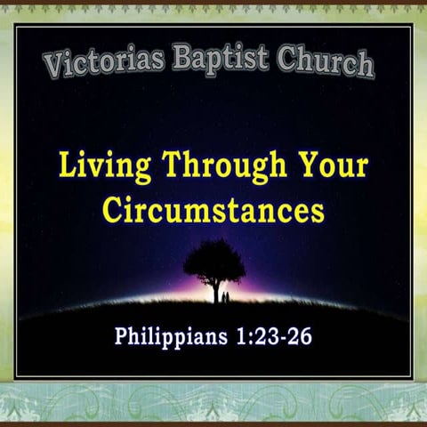 Living Through your Circumstances | PPTX | Christianity | Religion ...
