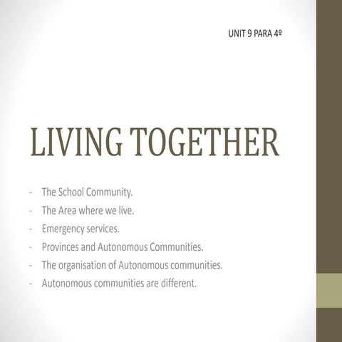 Living together | PPTX