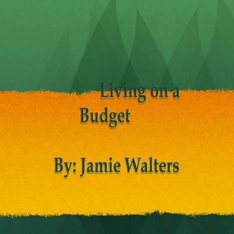 Living with a budget power point | PPT