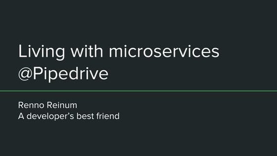 DevOps Practices @Pipedrive | PPT