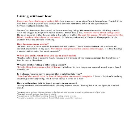 Living without fear | PDF