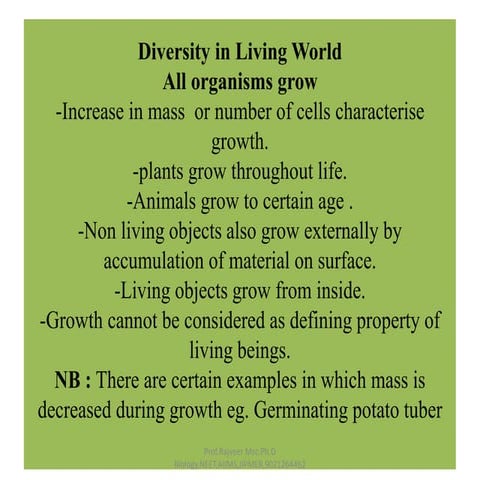 CLASS 11 BIOLOGY CHAPTER 1 LIVING WORLD PPT ....pptx