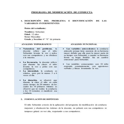 Contrato de conducta 2 | PDF