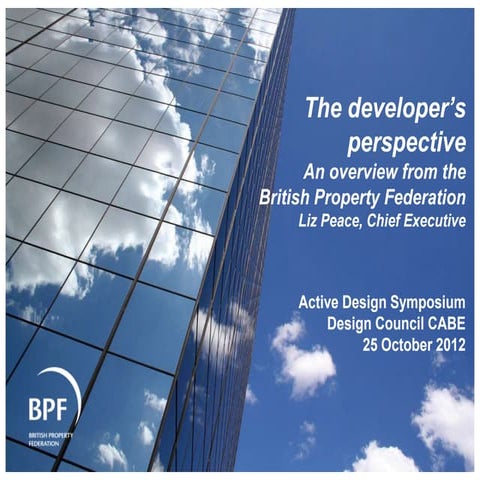 Liz Peace - The developer's perspective | PPT
