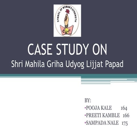 LIZZAT PAPAD CASE STUDY | PPTX