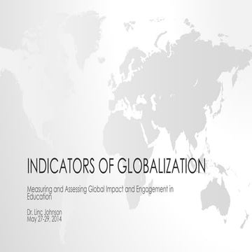 L johnson global indicators 052014 cdcr | PPTX