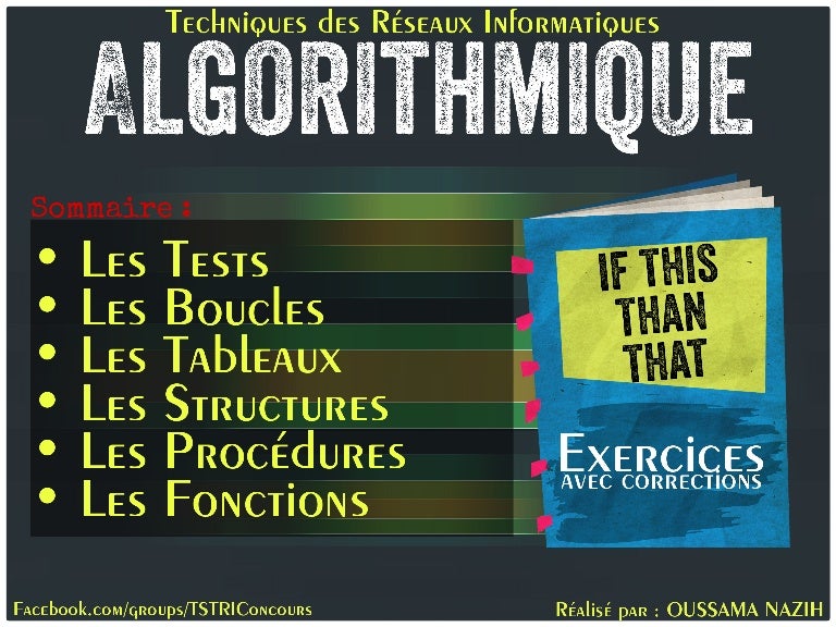 exercice algorithme procedure et fonction pdf