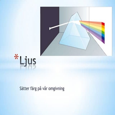 Lena Koinberg | Fysik: Ljus | PPTX