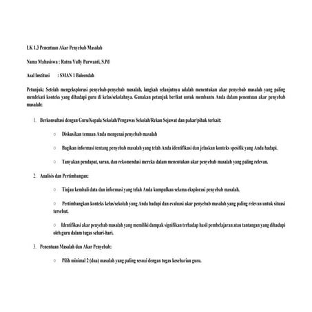 LK 1.3 Penentuan Akar Penyebab Masalah-Ratna Yully Purwanti, S.Pd.pdf