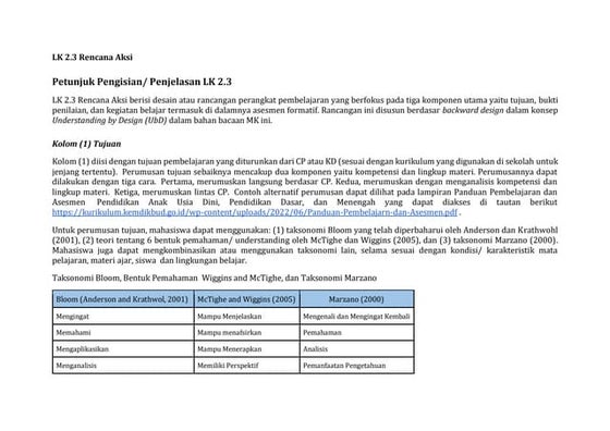 Contoh RPP menggunakan Framework UbD | PPT