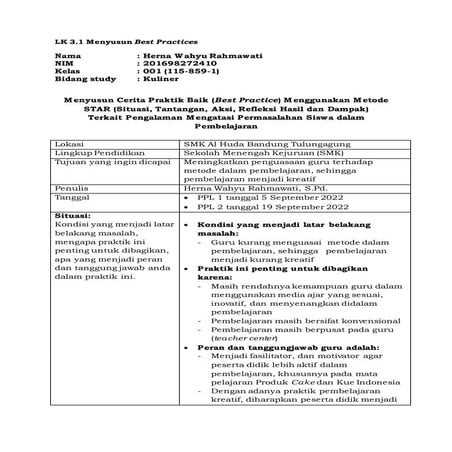 LK 3.1 BEST PRACTICE METODE STAR_HERNA.docx