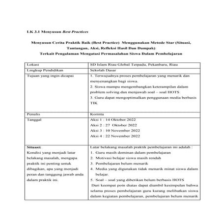 Berbagi Praktik Baik METODE Star Fb.pptx