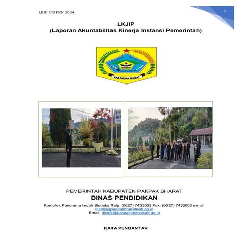 LKIP DINAS PENDIDIKAN KABUPATEN PAKPAK BHARAT | PDF