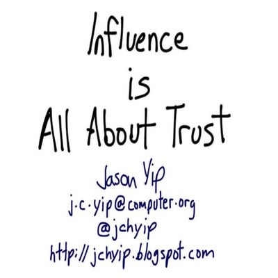 Influence is All About Trust | PPTX