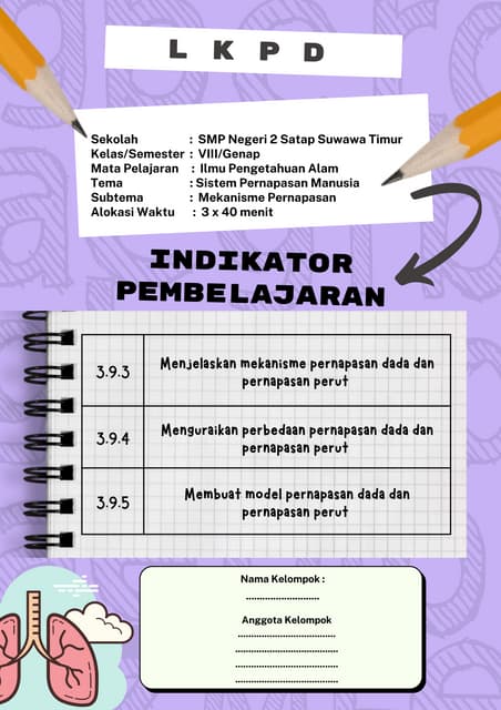 LKPD Panca Indra kelas 9 kurikulum merdeka | PDF
