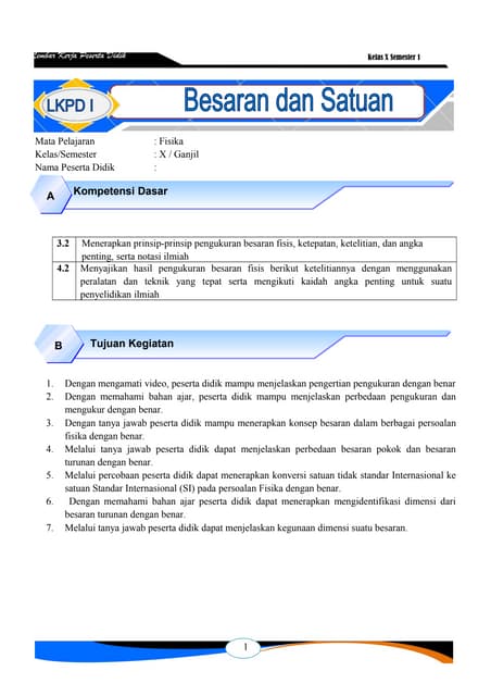 Phet 1-lks gerak lurusberaturan & glbb | PDF