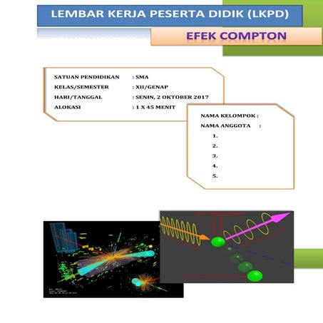 Lkpd efek compton | PDF