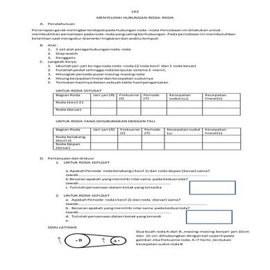 Lkpd hubungan roda roda | DOCX