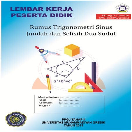 Lkpd kd 3. 14 rumus trigonometri sinus jumlah dan selisih | PDF