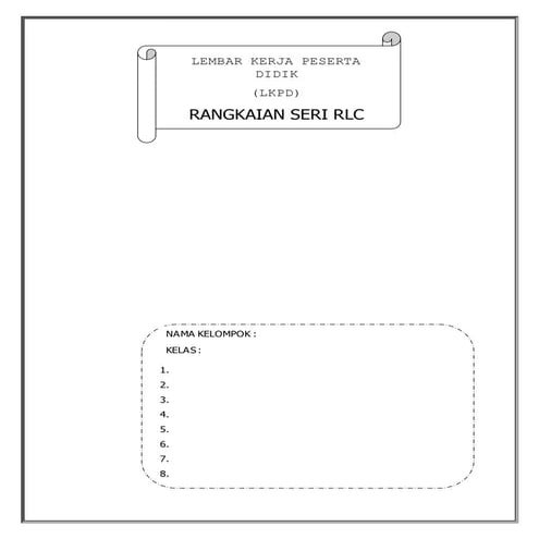 Lkpd rangkaian rlc | DOCX
