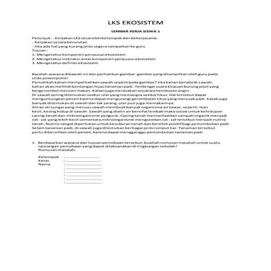 Lks ekosistem | DOCX