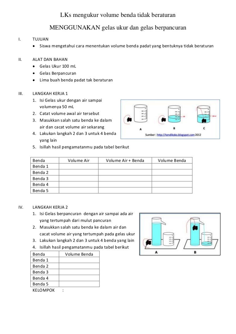 Cara Mengukur Volume Benda Menggunakan Gelas Ukur - Riset