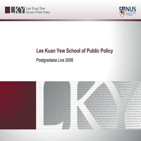Lee Kuan Yew School of Public Policy | PPT