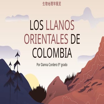 Region Los Llanos | PPTX