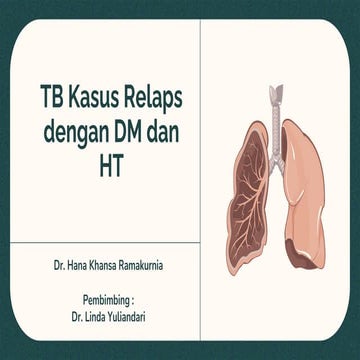 LLaporan Kasus tuberculosis relaps laporan kasis | PDF